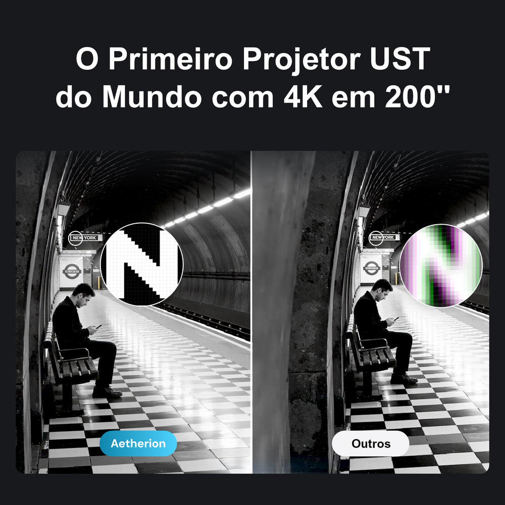 AWOL Vision Aetherion Pro - Projetor 4K Laser UST